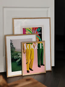 Typography poster – Vogue Golf Issue | Postery
