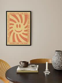 Quote poster – Shine Like The Sun | Postery