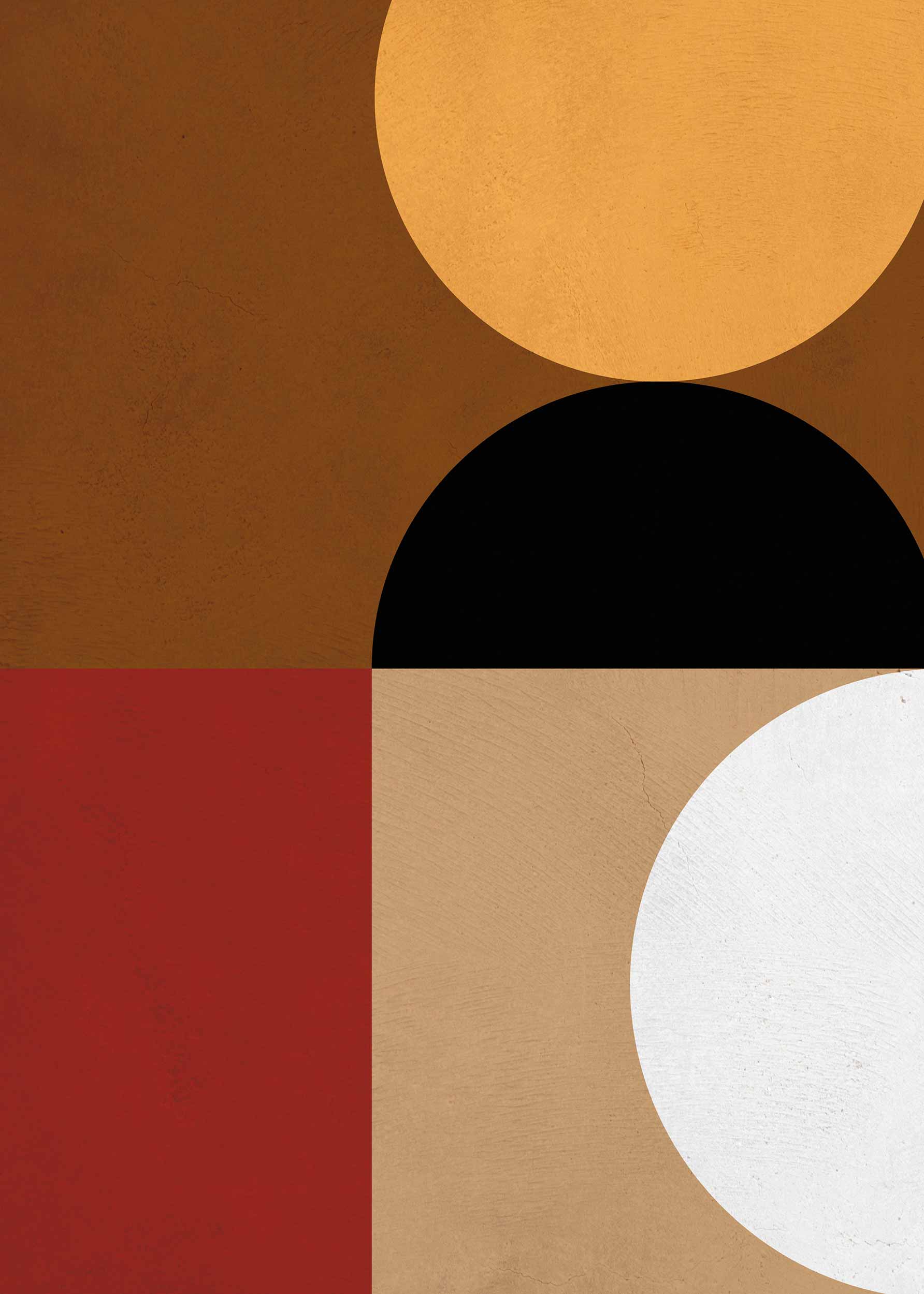 Abstracte canvas – Earth Tone Graphics No.2 | Postery